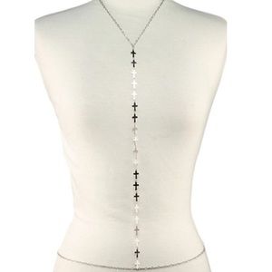 Jewelry | Silver Cross Body Chain | Poshmark